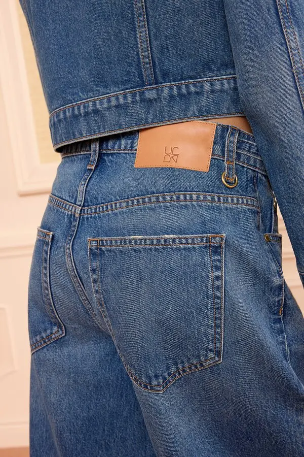Ulla Johnson Rowan Denim Culotte - Danube