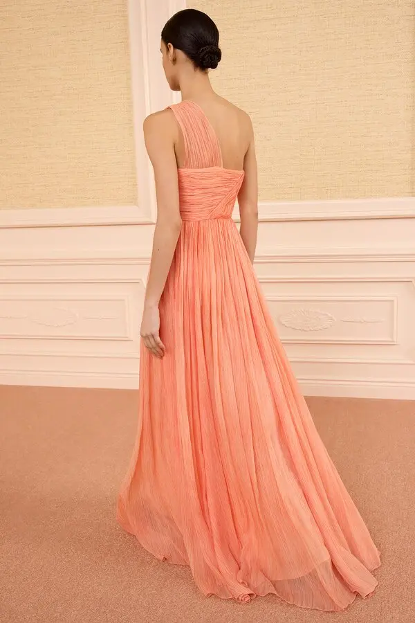 Ulla Johnson Aureline Silk One Shoulder Gown