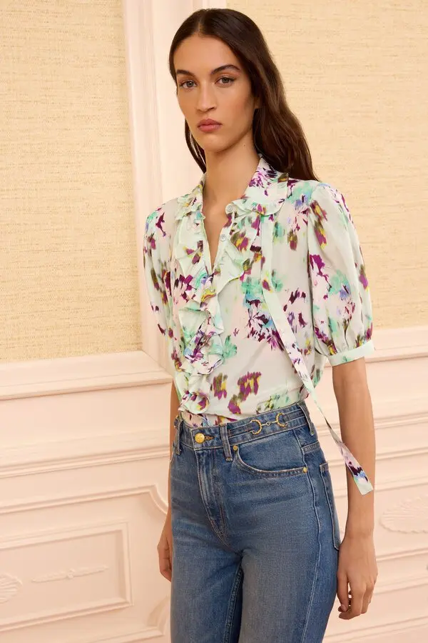 Ulla Johnson Camellia Silk Top