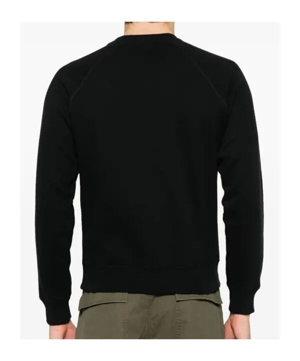 TOM FORD Logo Patch Crewneck Sweatshirt