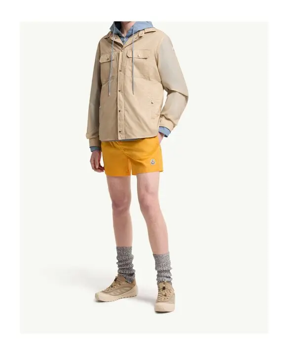 Moncler Logo Patch Long Sleeve Shirt