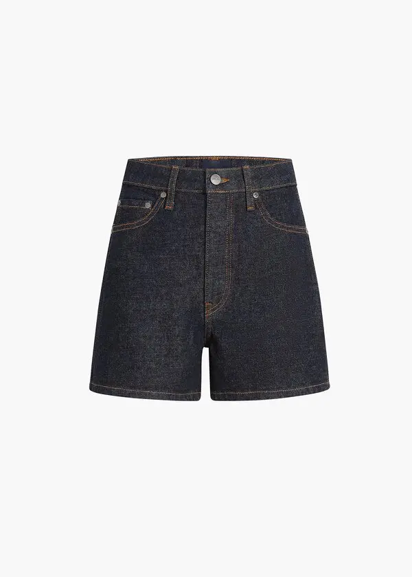 Khaite Danya High-waisted Denim Shorts - Benson