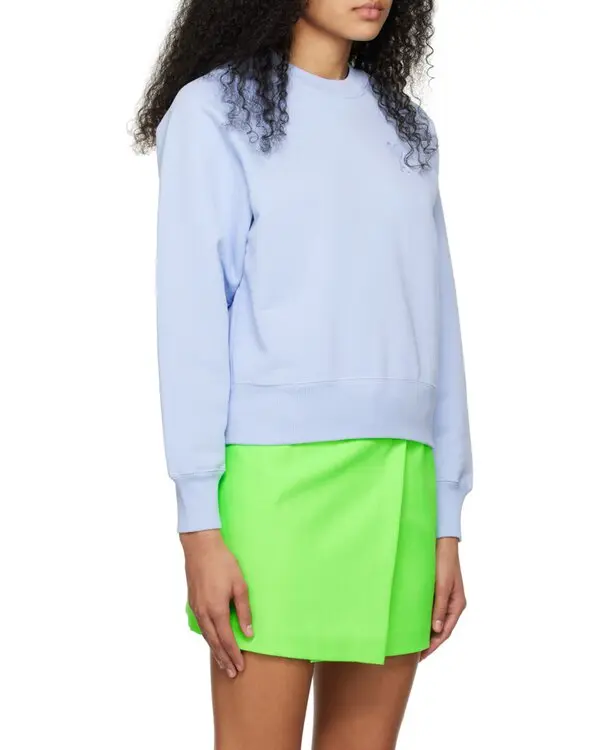 AMI Paris Organic Cotton Sweatshirt With Tonal Logo