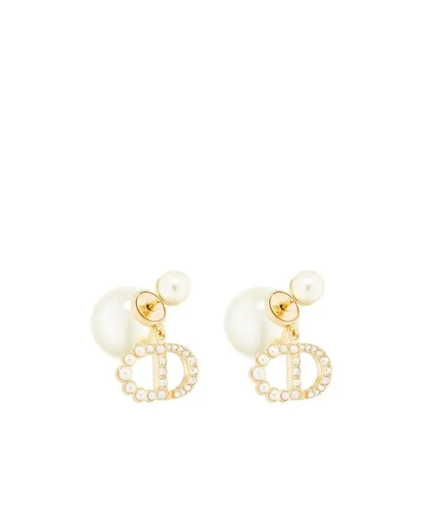 Dior Tribales Earrings - White