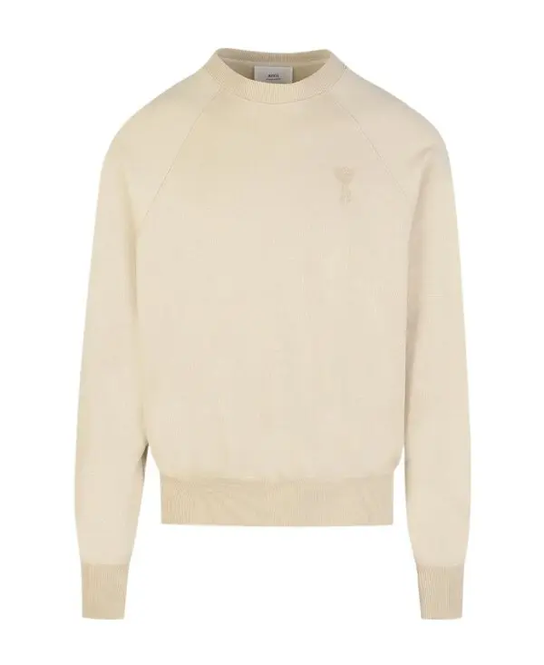Ami De Coeur Embroidered Sweatshirt - Nude