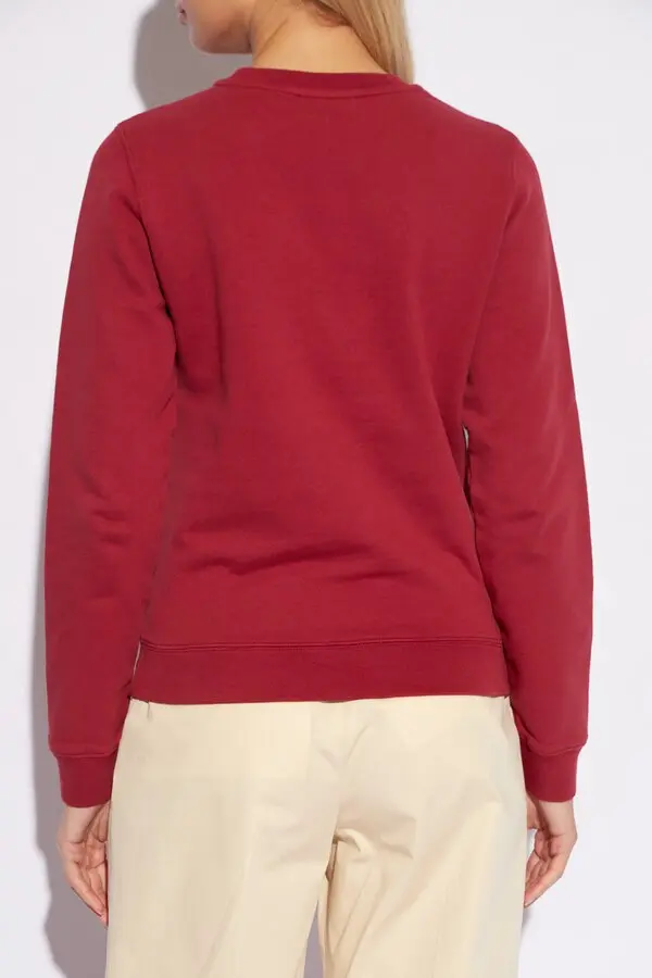 Maison Kitsuné Crewneck Sweatshirt With Fox Head Patch