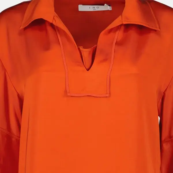 IRO PARIS Mini Satin Tunic Top