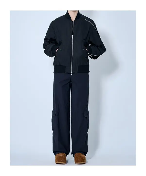 Dries Van Noten Zipped Bomber Jacket