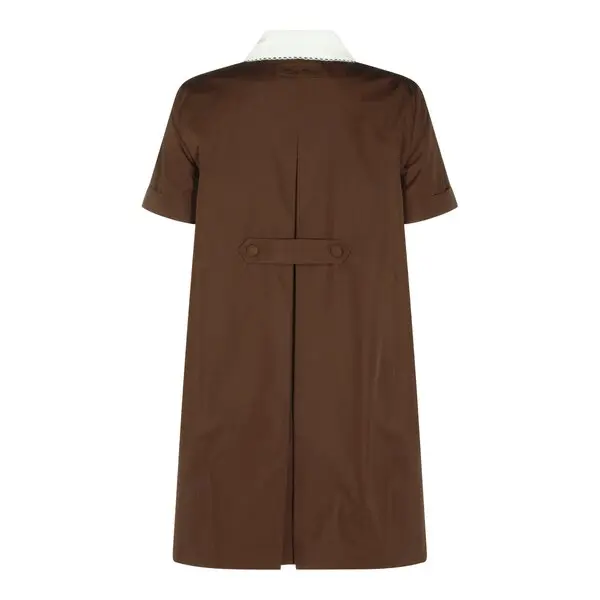 Miu Miu Poplin Dress - Ebony