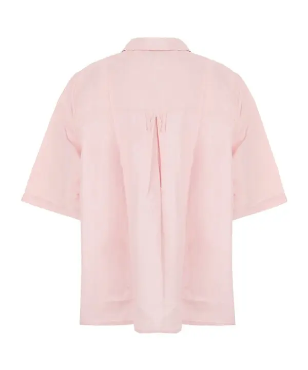 WILLY CHAVARRIA Corcoran Short-sleeve Flap-pocket Shirt - Pink