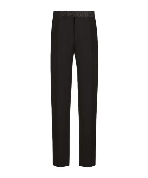 Dior Oblique Wool And Silk Jacquard Trousers