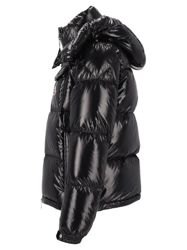 Moncler Montbeliard Short Down Jacket With Hood - Black