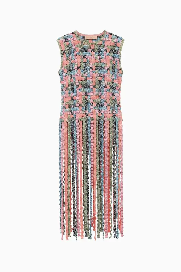 Ulla Johnson Victoria Knit Top With Fringe