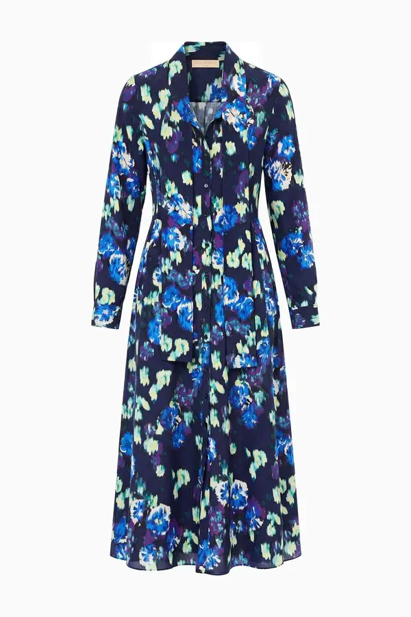 Ulla Johnson Evanthe Silk Printed Midi Dress
