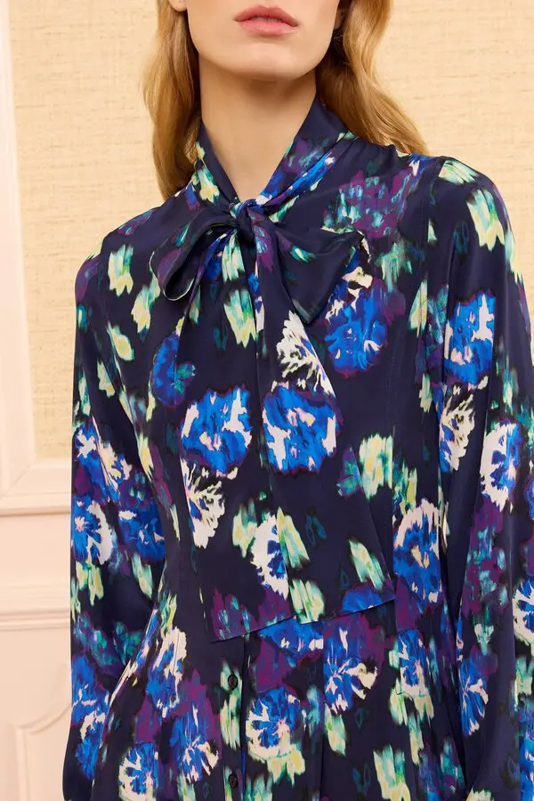 Ulla Johnson Evanthe Silk Printed Midi Dress
