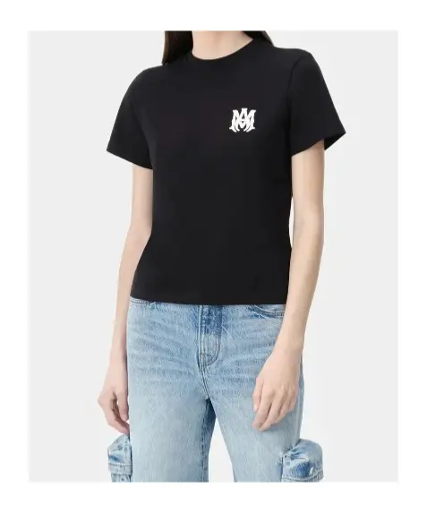 Amiri Short Sleeve Crewneck T-shirt With Logo Print
