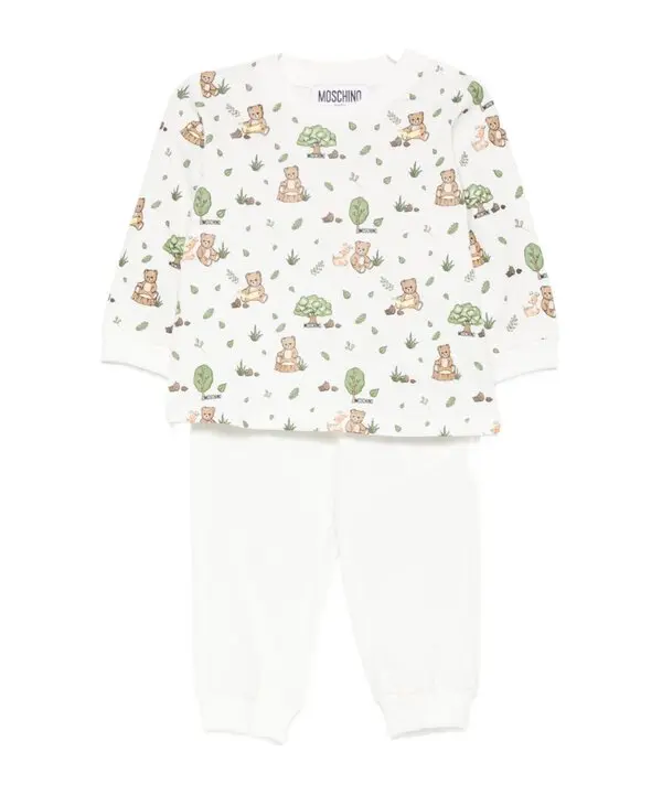 Moschino Teddy Bear Print Trousers Set