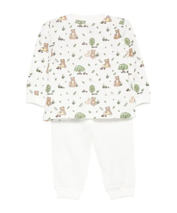 Moschino Teddy Bear Print Trousers Set