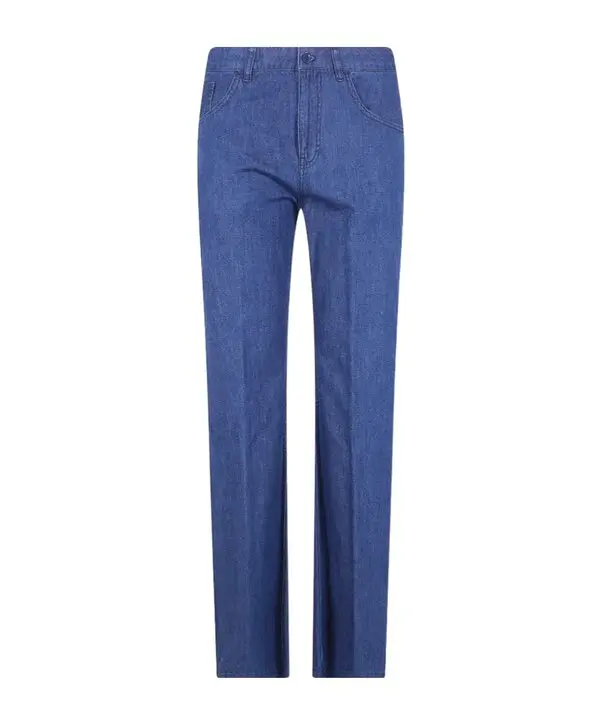 Aspesi Tailored Denim Trousers - Blue