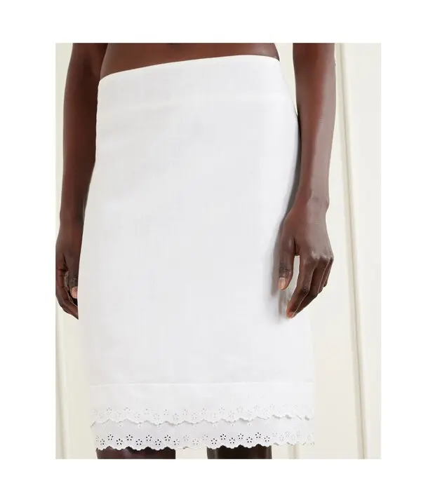 Magda Butrym Broderie Anglaise Midi Skirt