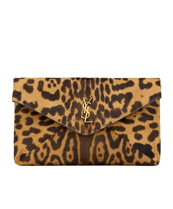 Saint Laurent Cassandre Large Envelope Pouch - Multi-color
