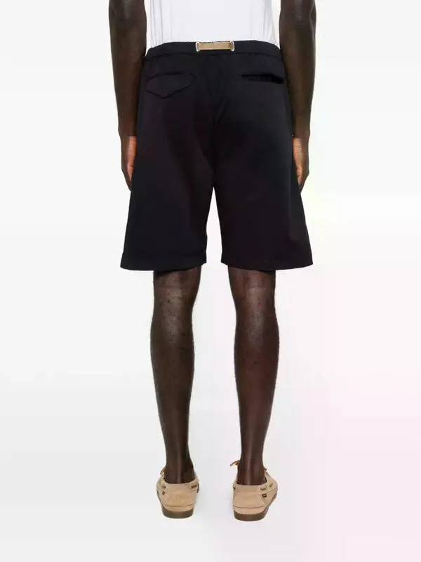 WHITE SAND Belted Shorts