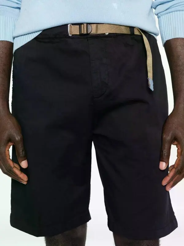 WHITE SAND Belted Shorts