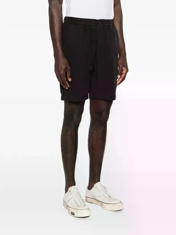 WHITE SAND Elasticated Waistband Shorts