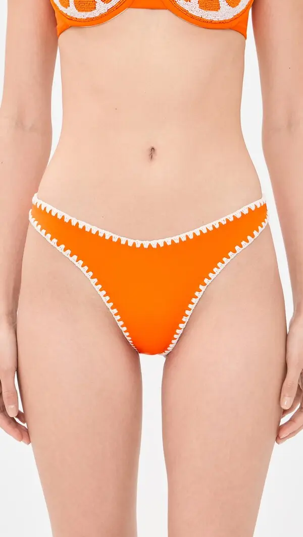 LESLIE AMON Slice Bikini Bottoms