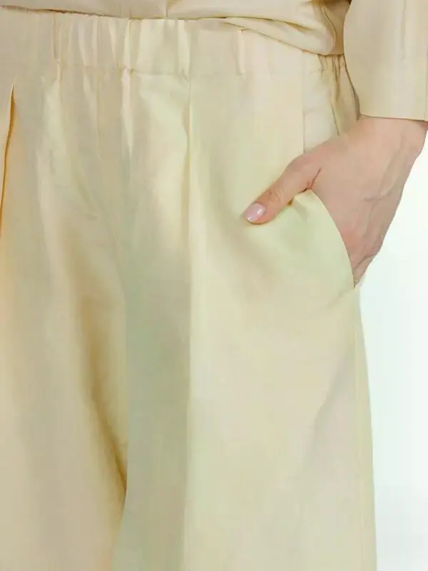 CORTANA Mel Pleated Trousers - Neutrals