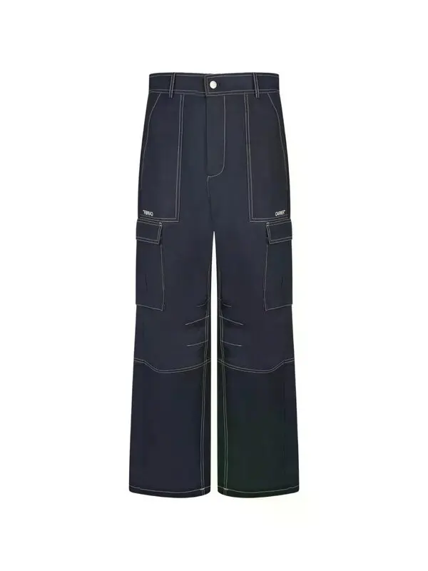 CARRER Contrast-stitch Cargo Pants