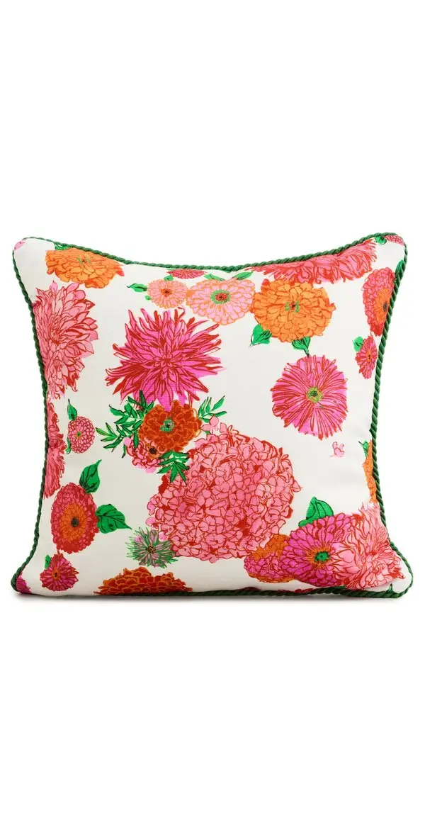 La DoubleJ Outdoor Cushion With Floral Print - Bright Blooms
