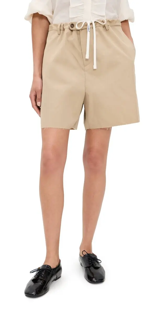MAISON MARGIELA Drawstring Waist Shorts