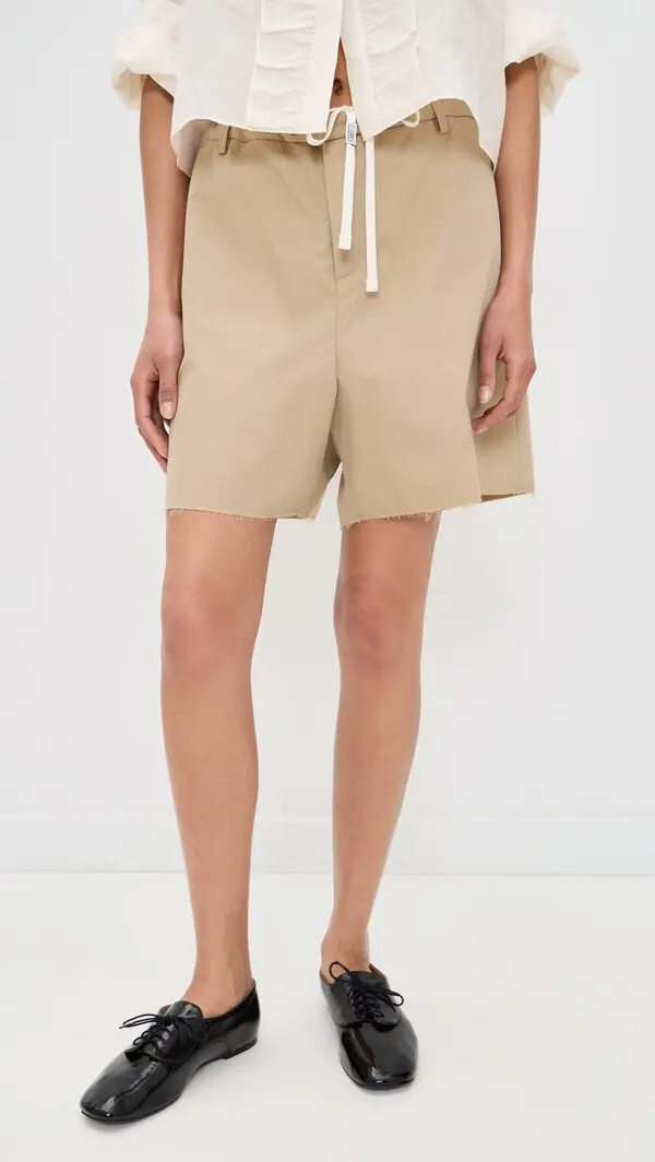 MAISON MARGIELA Drawstring Waist Shorts