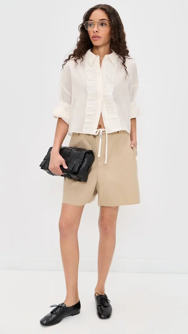 MAISON MARGIELA Drawstring Waist Shorts