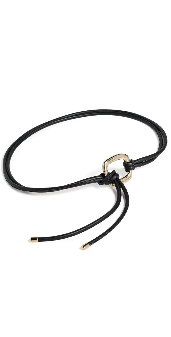 Madewell Tie Ring Belt - True Black