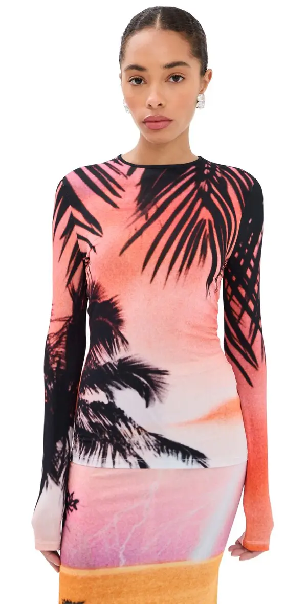 Rabanne Haut Top - Big Lightening Orange