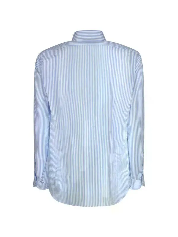 DELL'OGLIO Vertical-stripe Long-sleeve Shirt