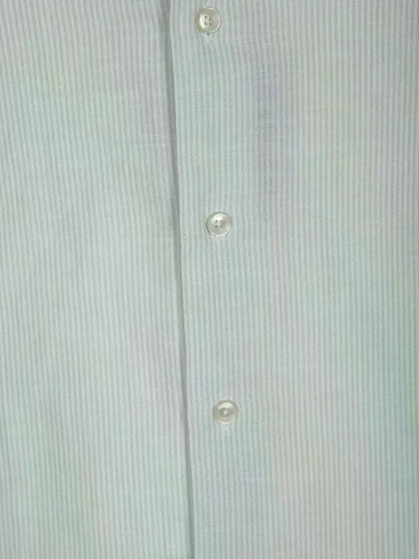 DELL'OGLIO Vertical-stripe Spread-collar Shirt