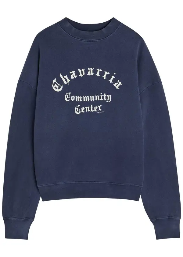 WILLY CHAVARRIA Community Printed Cotton Sweatshirt