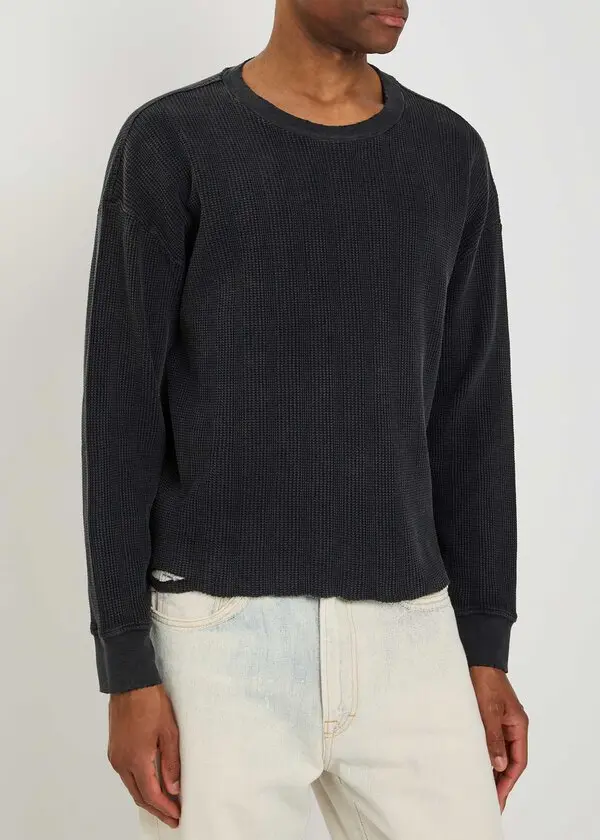 ASKYURSELF Destroyer Distressed Waffle T-shirt
