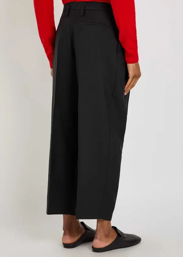 JIL SANDER Pleated Virgin Wool Trousers