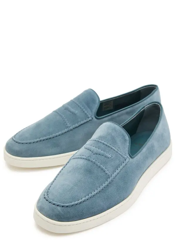 Church's Peebles Suede Loafers - Blue