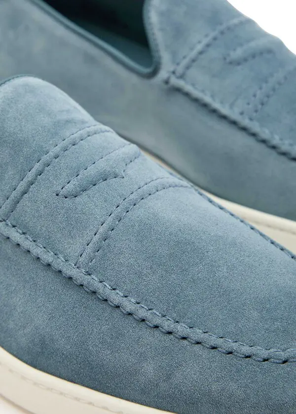 Church's Peebles Suede Loafers - Blue