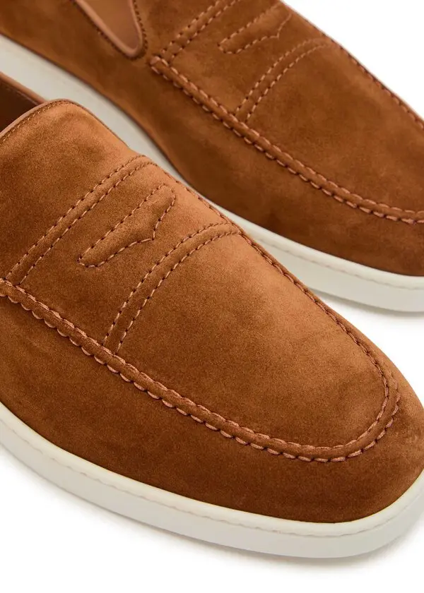 Church's Peebles Suede Loafers - Brown
