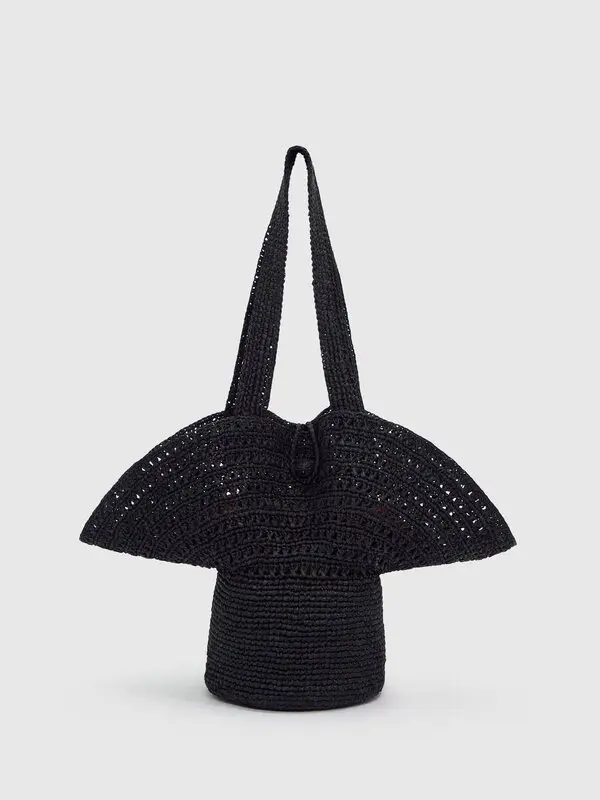 REFORMATION Sonia Hat Bag - Black
