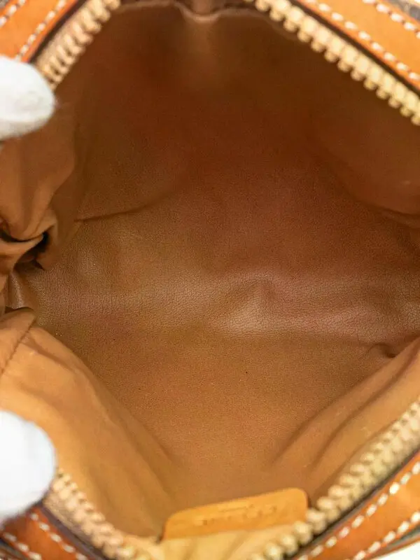 Celine Macadam Coated Canvas Crossbody Bag