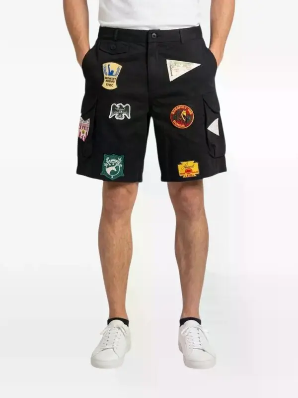 FOUND Patchwork Cargo Shorts