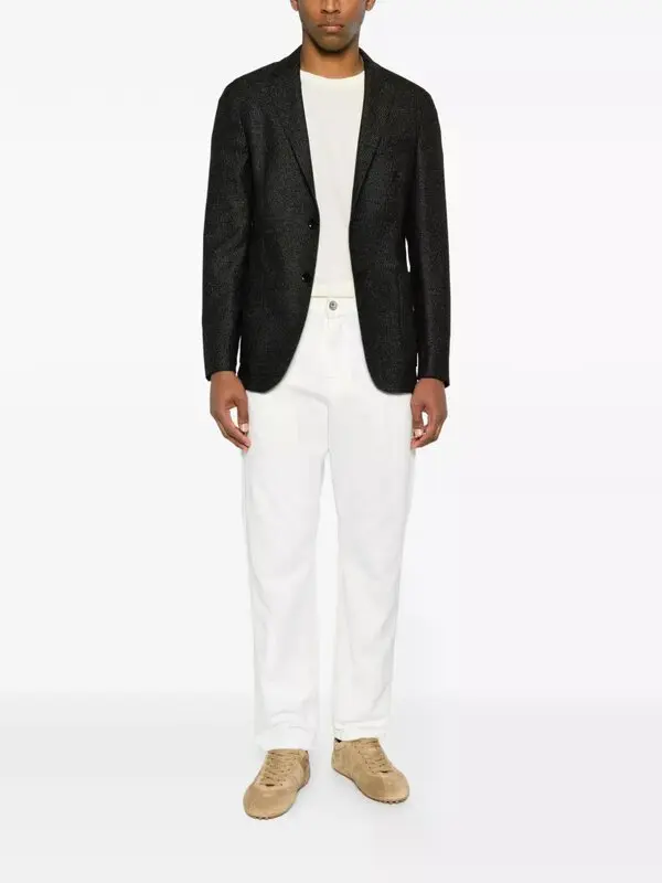 Zegna Single-breasted Blazer - Black