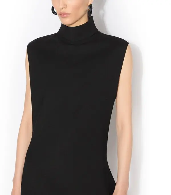 Alaïa Lambskin Tubular Hoop Earrings - Brown